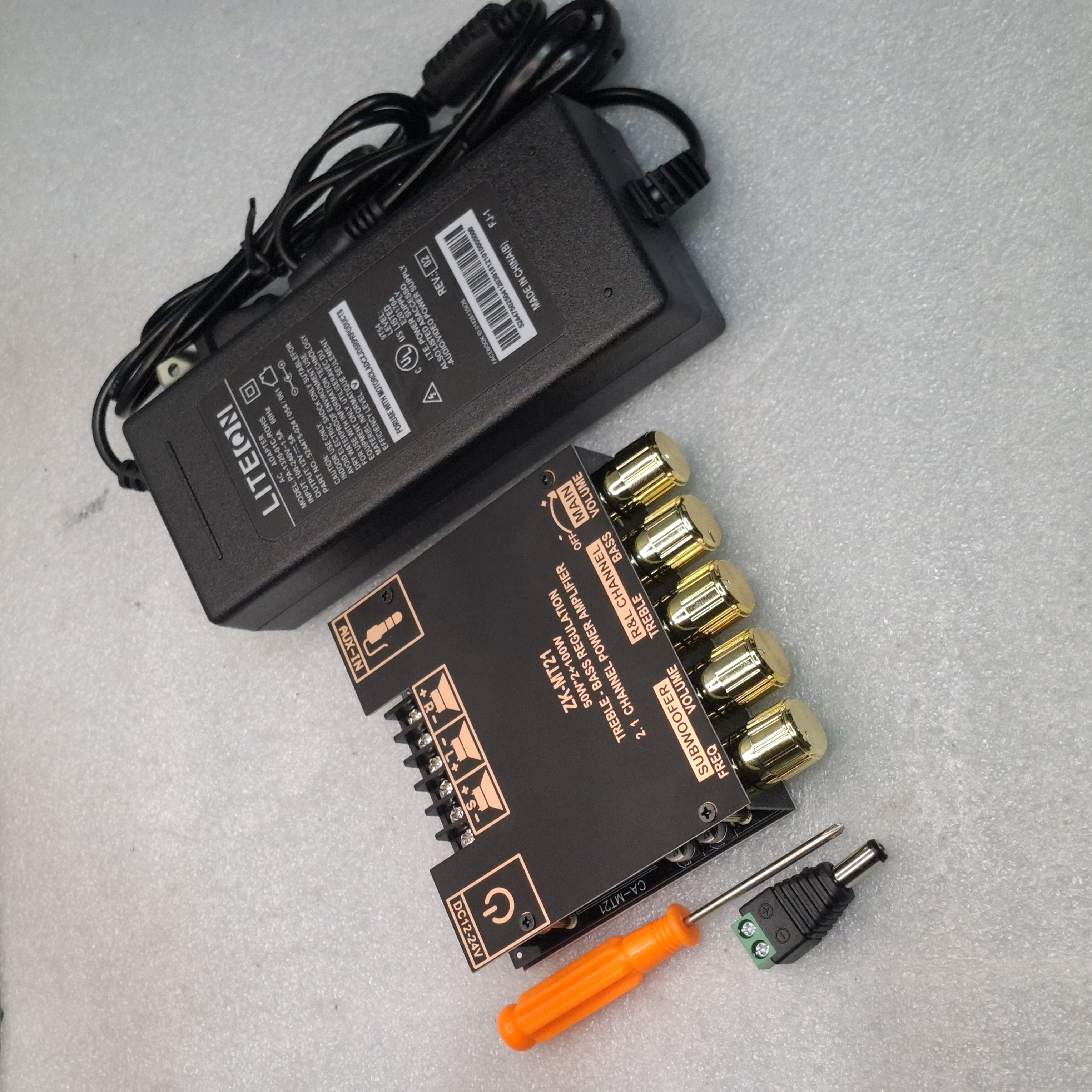 ZK-MT21 & Power Supply Amplifier Gold Edition | Real Electronics