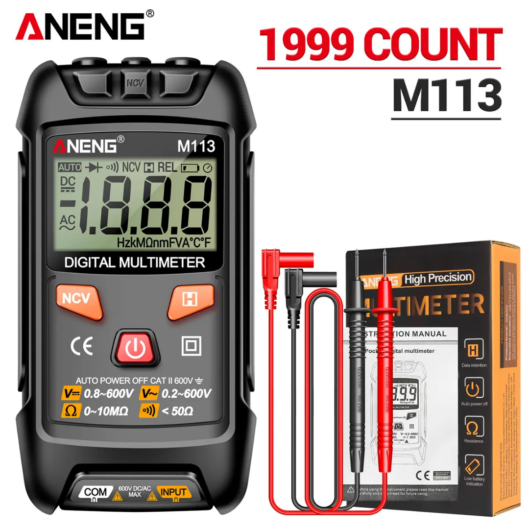 ANENG M113 Fully Automatic Digital Multimeter | Real Electronics