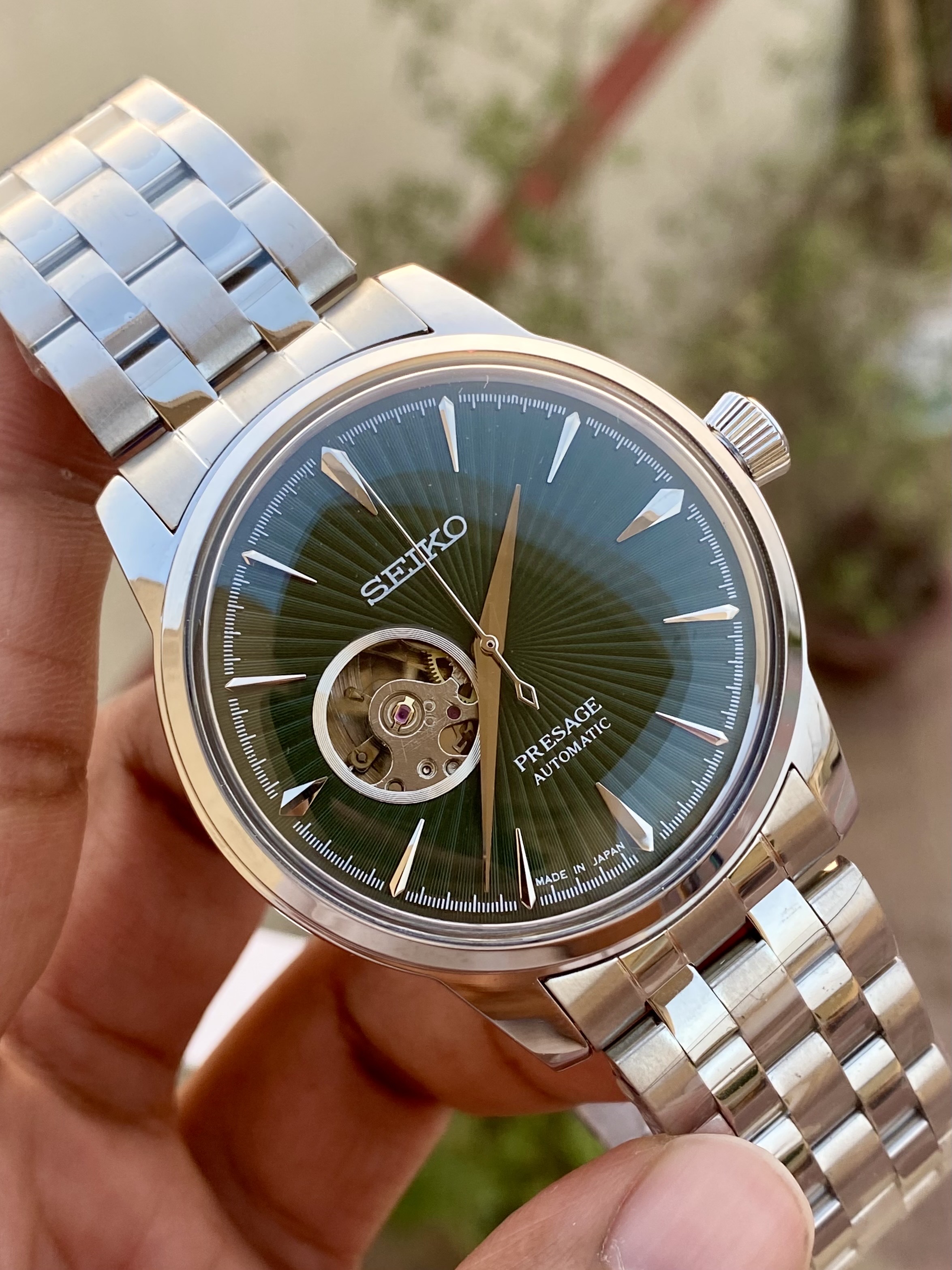 Seiko Presage Open Heart Timepiece Men’s Watch – Mastercopy | Watch Clan