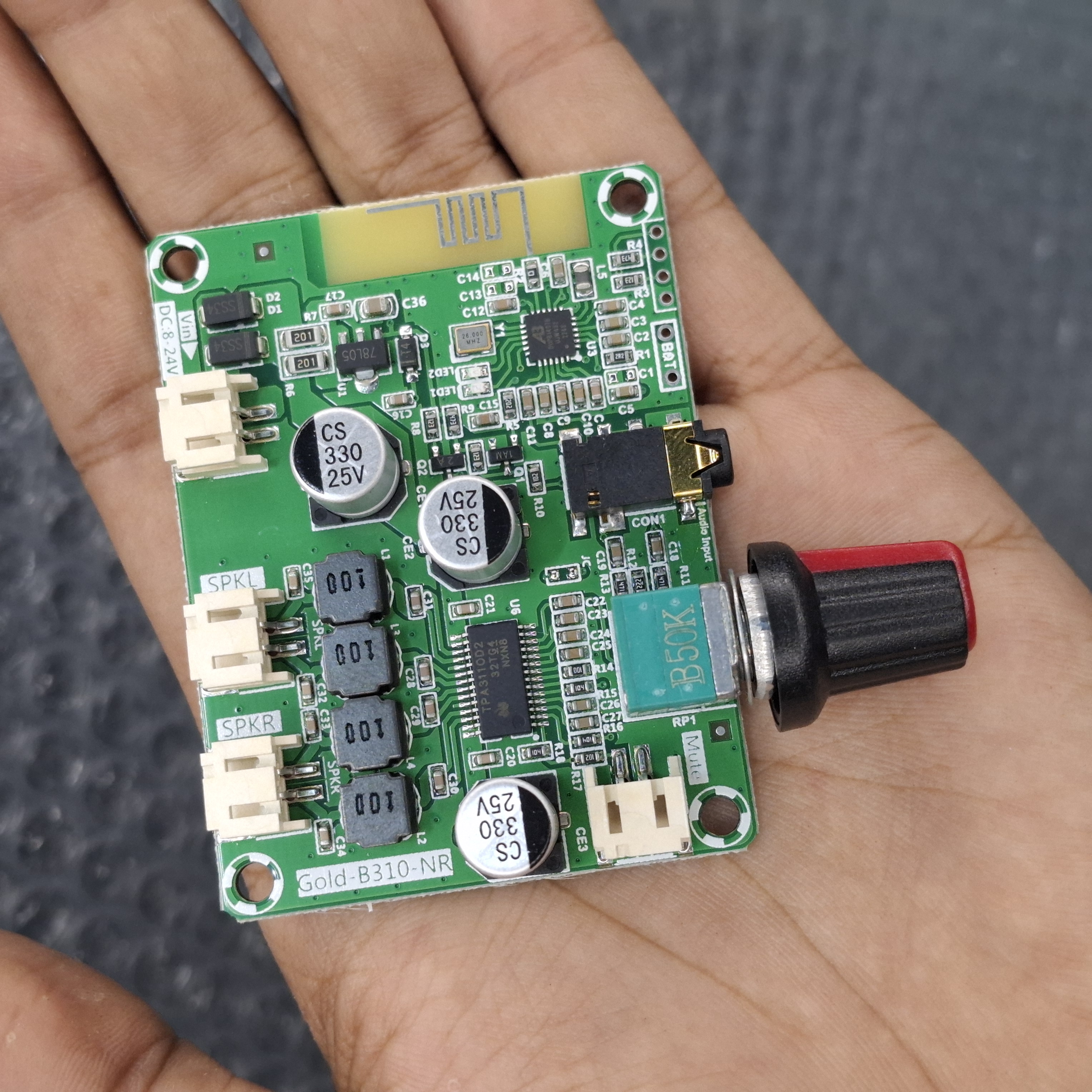 TPA3110 2x15W Bluetooth audio power amplifier board | Real Electronics
