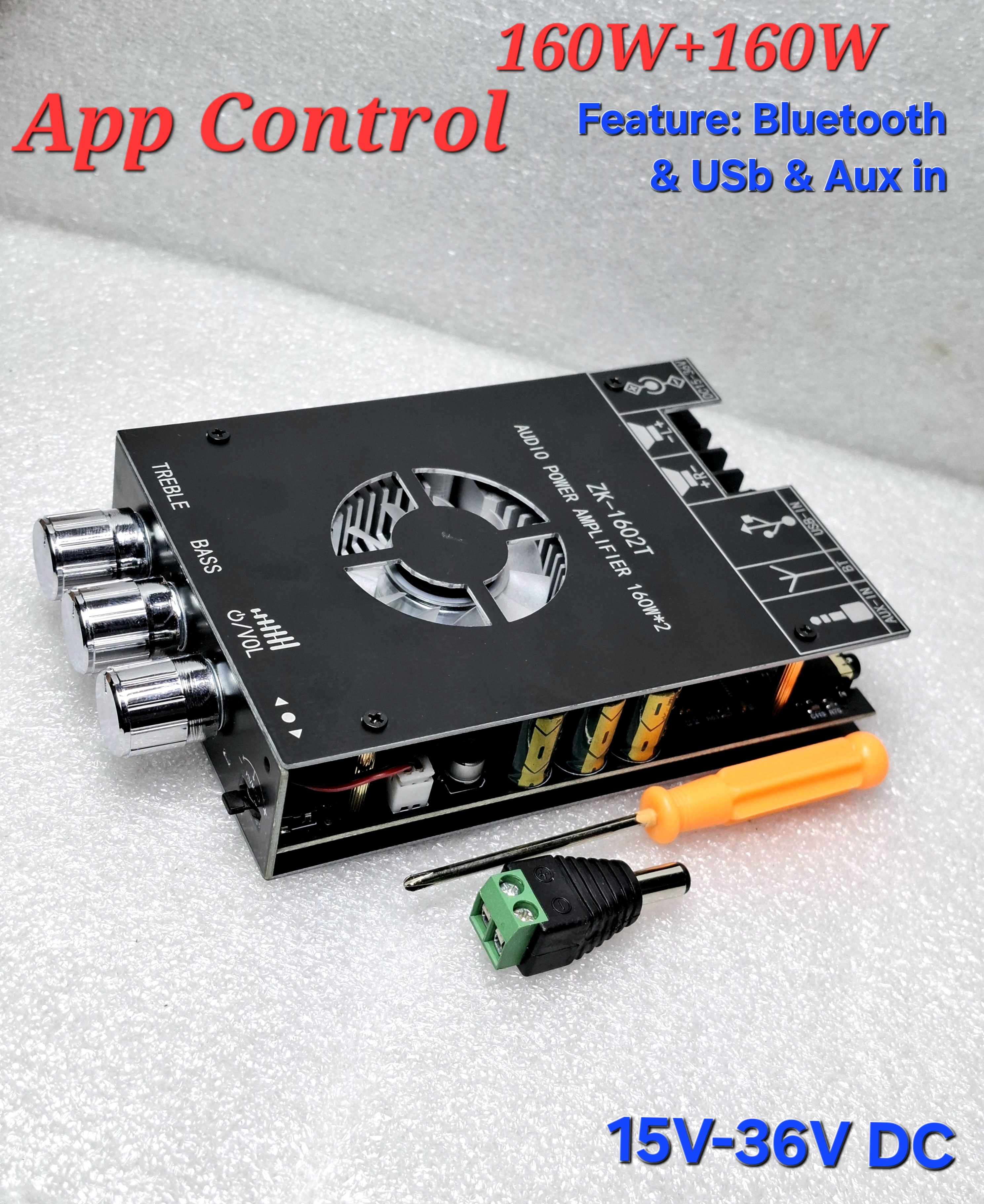 ZK-1602T APP Control Amplifier 160W + 160W ( 2.0) | Real Electronics
